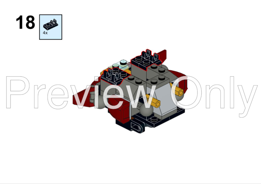 LEGO MOC-201841 Marvel Iron man mark 44 Hulk Buster (ver. Age of Ultron ...