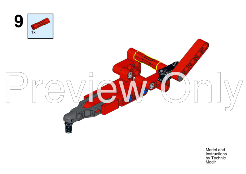 Lego Moc Four Furrow Plough Drawbar Version Ls By Technicmodlr