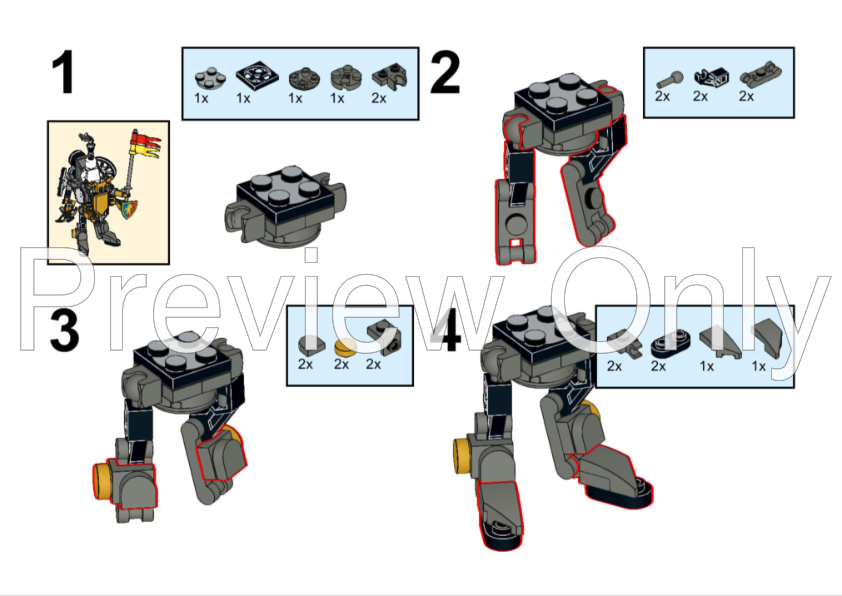 LEGO MOC Steam Knight Armors by NS6 | Rebrickable - Build with LEGO
