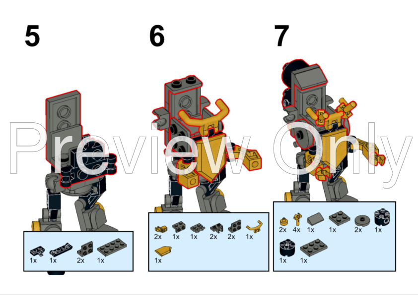 LEGO MOC Steam Knight Armors by NS6 | Rebrickable - Build with LEGO