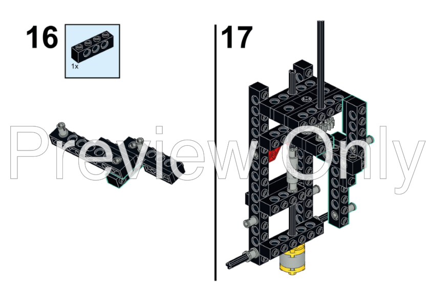 LEGO MOC 8860 Contra-Rotating Helicopter by inidatti | Rebrickable ...