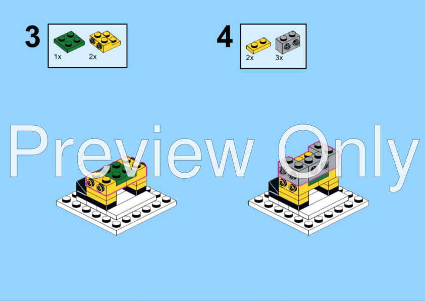 LEGO MOC-202196 Buddy the Elf Brickheadz by Penguins and plastic ...