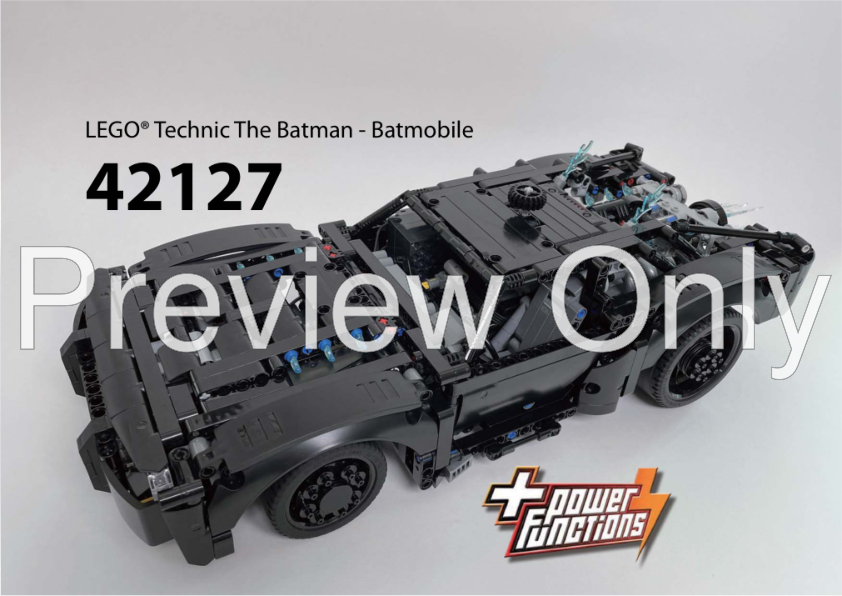 LEGO MOC 42127 Batmobile RC MOD for Power Function Motors by otrans ...