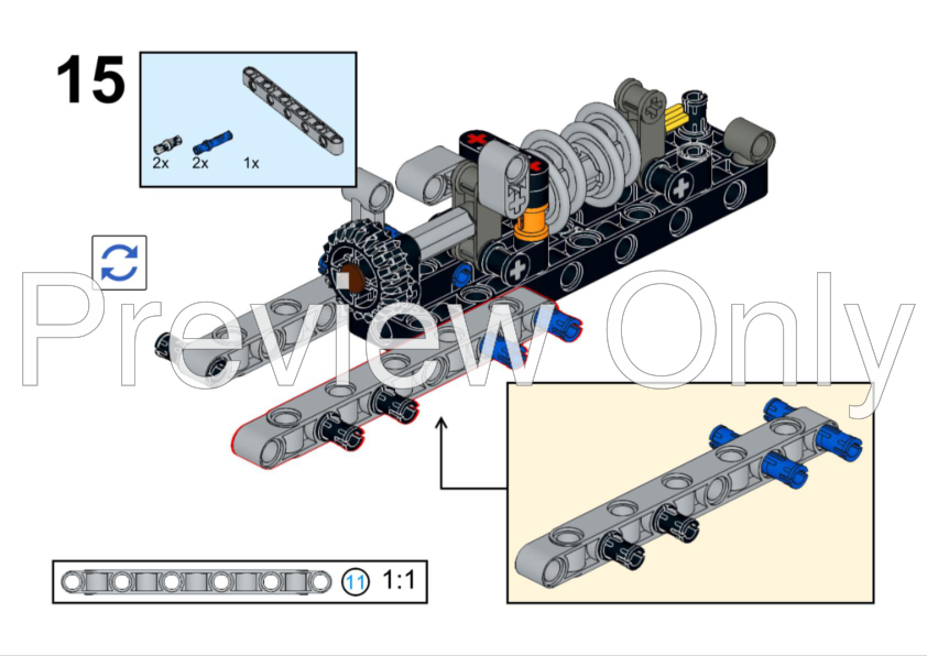 LEGO MOC 42173 model B - Classic Roadster by XaeroZKota | Rebrickable ...
