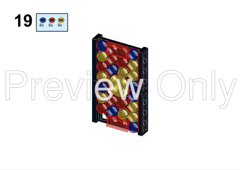 LEGO MOC Stained Glass Rose Window by Castle_Builder | Rebrickable ...