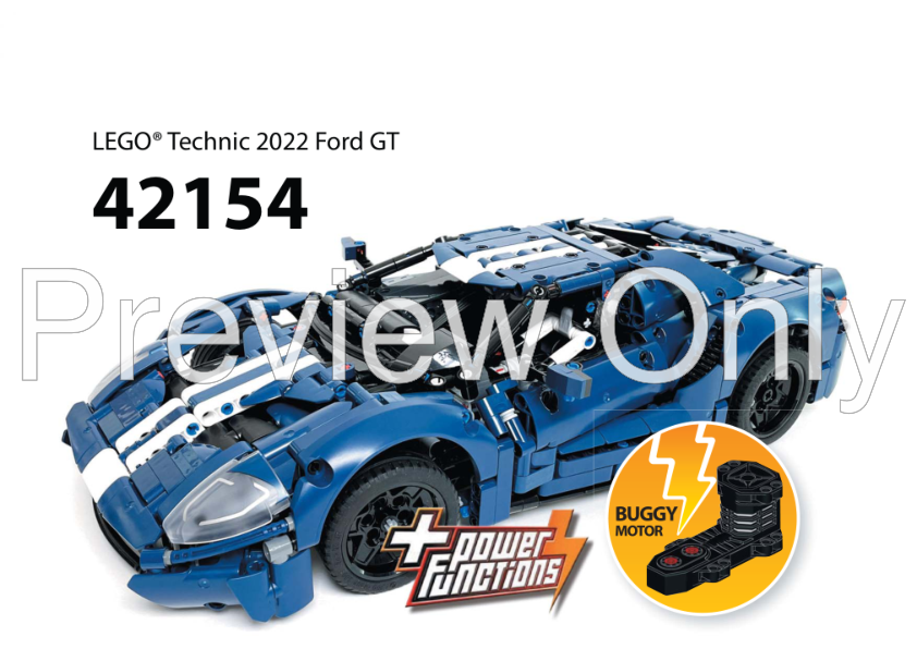 LEGO MOC 42154 Ford GT RC MOD for Buggy Motors by otrans | Rebrickable ...