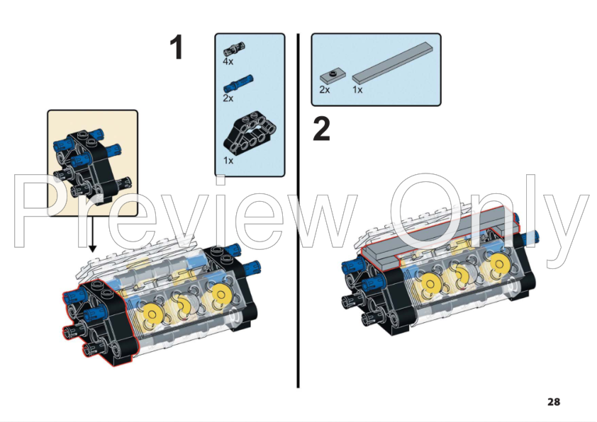LEGO MOC 42154 Ford GT RC MOD for Buggy Motors by otrans | Rebrickable ...