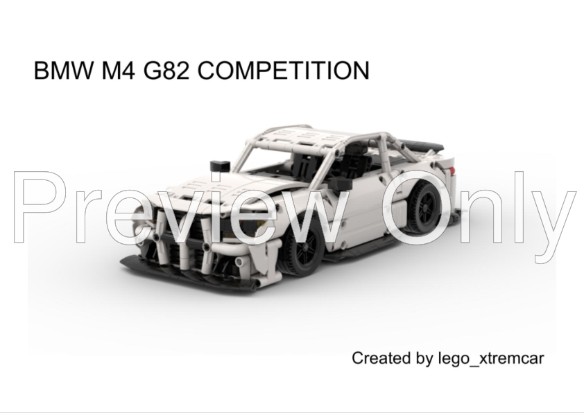 LEGO MOC BMW M4 COMPETITION by lego_xtremcar | Rebrickable - Build with ...