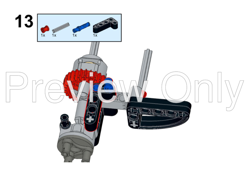 LEGO MOC Adjustable height suspension by jgirden | Rebrickable - Build ...