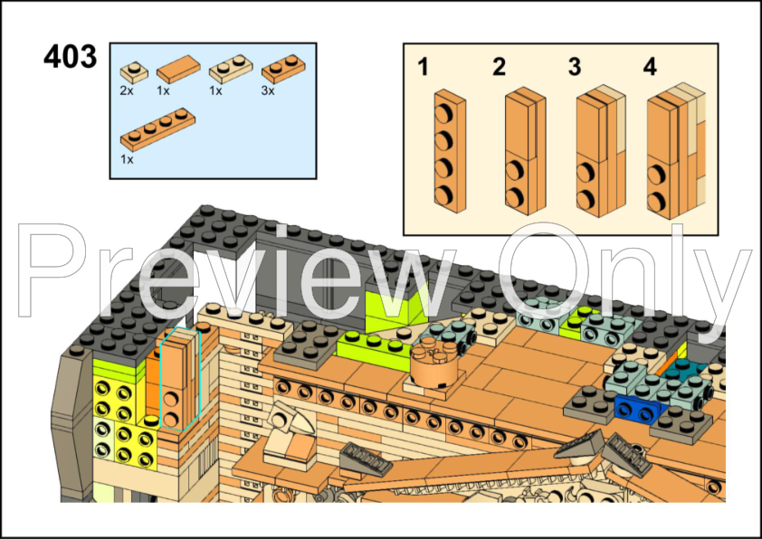 LEGO MOC Petra - The Treasury by ARCHI3D | Rebrickable - Build with LEGO