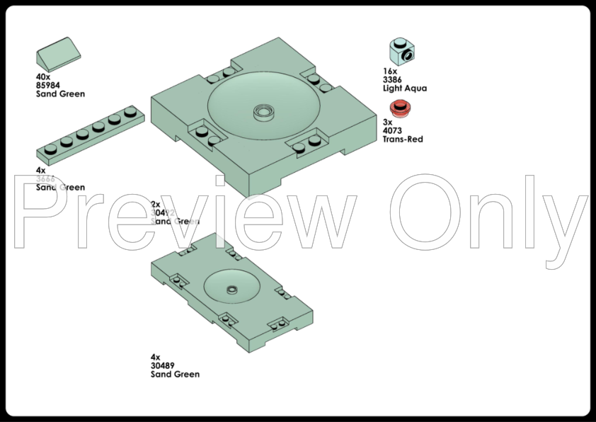 LEGO MOC Space Cargo - using Lego soccer panels by Thomus_Bean ...