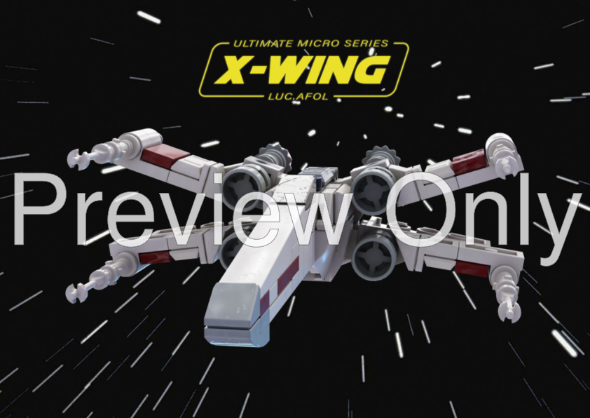 LEGO MOC-202423 Ultimate Micro X Wing by luc.afol | Rebrickable - Build ...