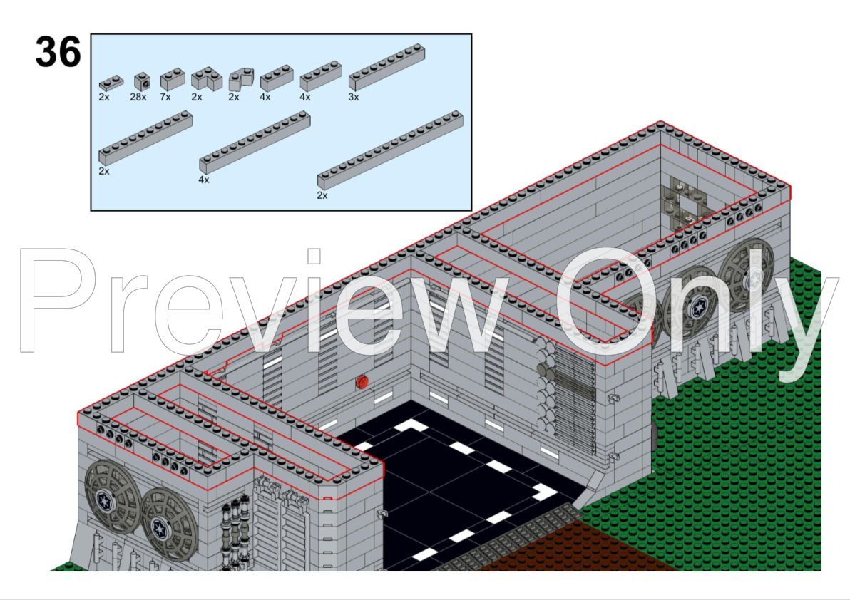 LEGO MOC SW - Imperial Endor Base by Sarinoo90 | Rebrickable - Build ...