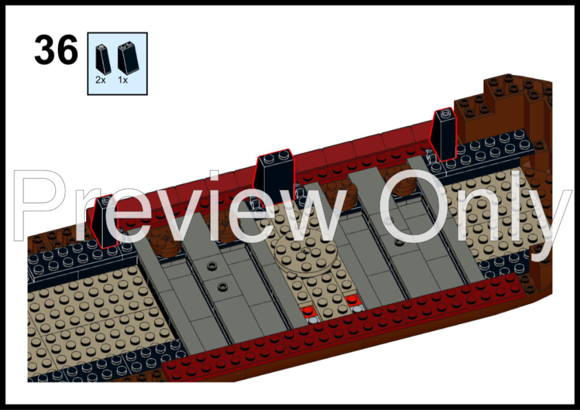 LEGO MOC MOC Remake Skull Eye Schooner v 2.0 by itnael | Rebrickable ...