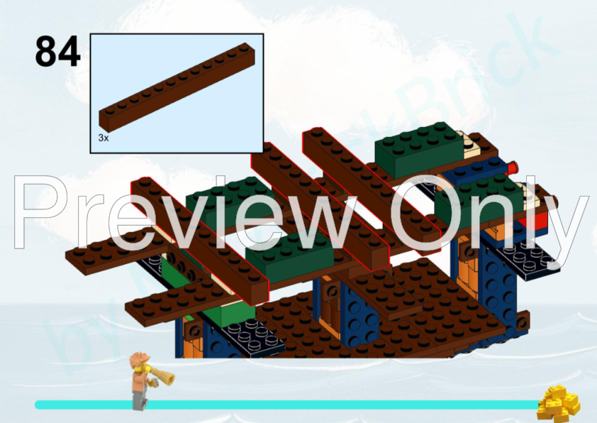 Lego Moc Junk Ship 21318 Tree House Alternate Build By