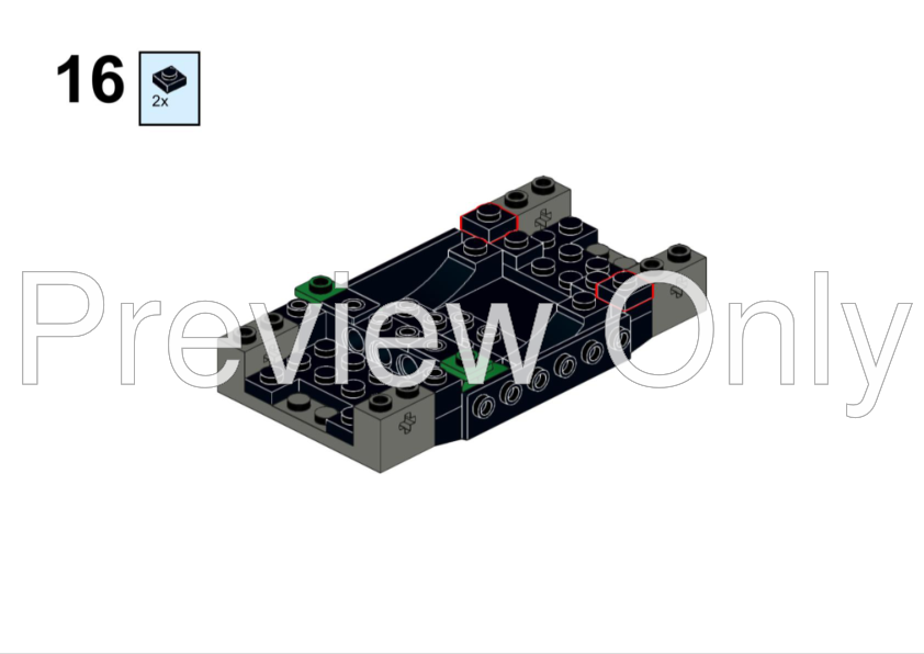 LEGO MOC 76925-2 Hypercar by n2brick | Rebrickable - Build with LEGO