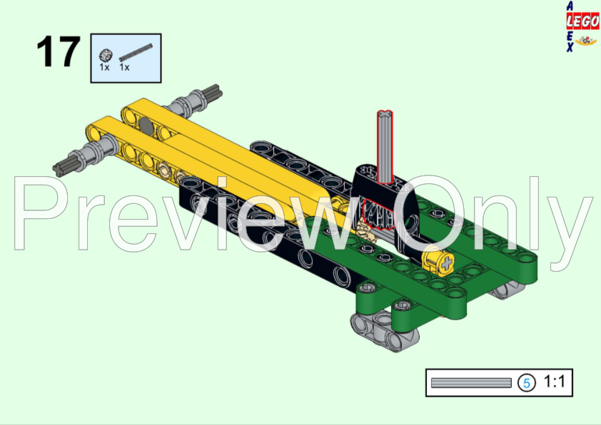 Lego Moc John Deere Compact Tractor 42168 Alternative By Erikgs