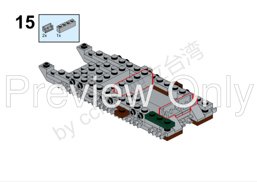 LEGO MOC Char Renault D2 by ccffpt | Rebrickable - Build with LEGO