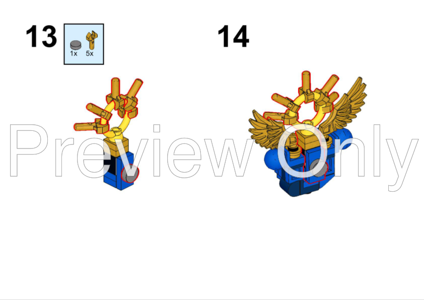 LEGO MOC-202906 Roboute Guilliman Primarch ULTRAMARINES by ...