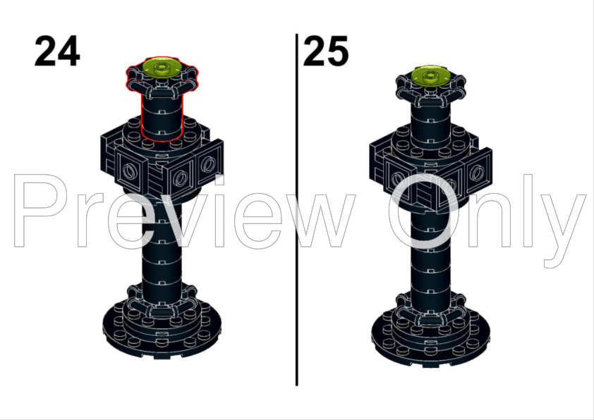 LEGO MOC Borg Sphere by The(Brick)Architect | Rebrickable - Build with LEGO
