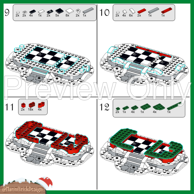 LEGO MOC LEGO Christmas Diner Moc Instructions - Lego Winter Village ...