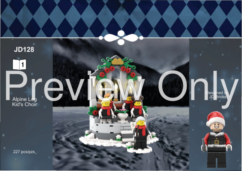 LEGO MOC Kids' Choir - Alpine Log Village Expansion by JD Bricks ...