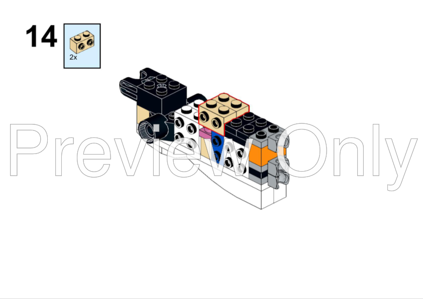 LEGO MOC 31129 Calico Kitten by RapidCheetah | Rebrickable - Build with ...