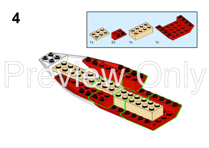 LEGO MOC-203112 Classic Fire Boat (Ship No. 4) by fidi70 | Rebrickable ...