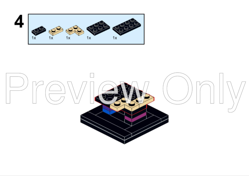 LEGO MOC Jinx Arcane BrickHeadz by Gaski | Rebrickable - Build with LEGO