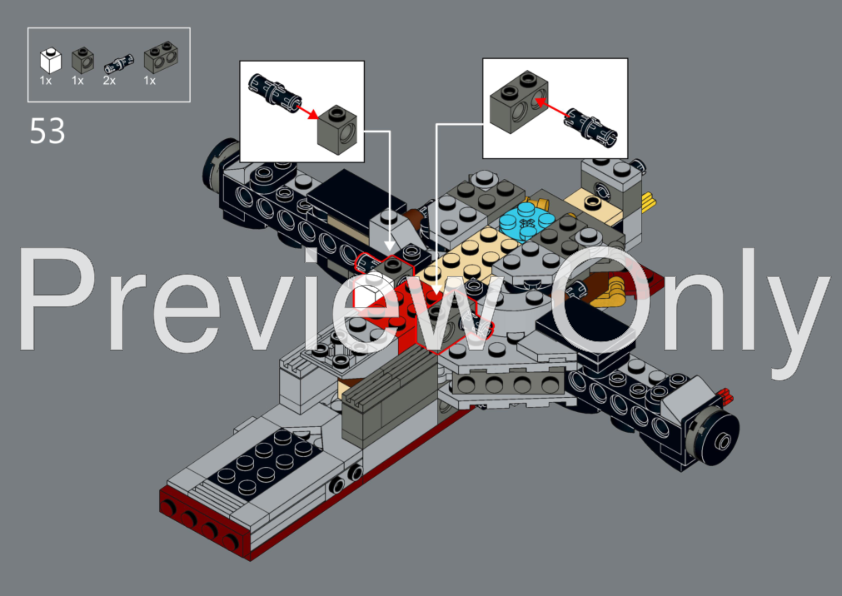 LEGO MOC Ebon Hawk from 75375 Falcon + 75363 Ahsoka T-6 by Tomasso ...