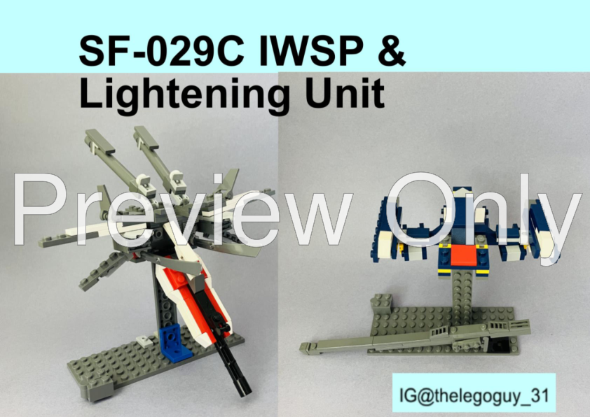 LEGO MOC SF-029C Strike Gundam IWSP & Lightening Unit by TheLegoGuy31 ...