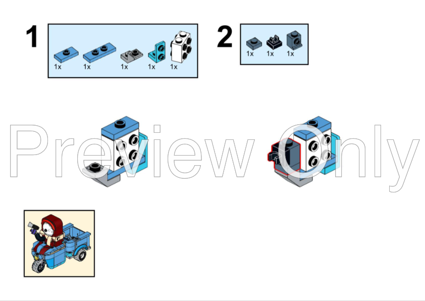 LEGO MOC Emil, NieR Automata Version by Kuki | Rebrickable - Build with ...