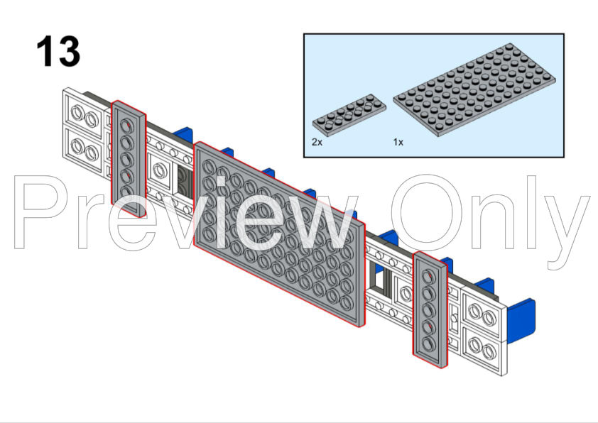 LEGO MOC CTA 2200 series: ”6-wide” by EMRE_04 | Rebrickable - Build ...