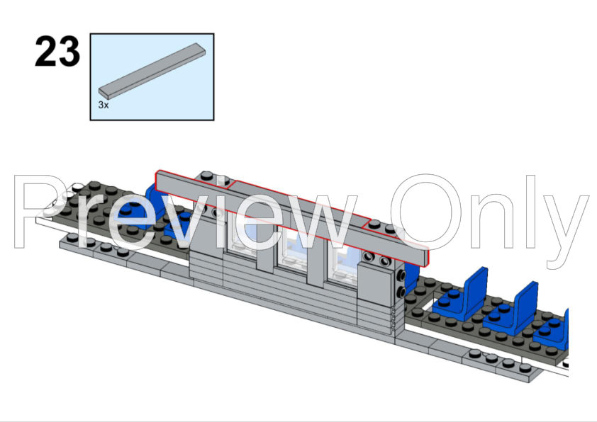LEGO MOC CTA 2200 series: ”6-wide” by EMRE_04 | Rebrickable - Build ...