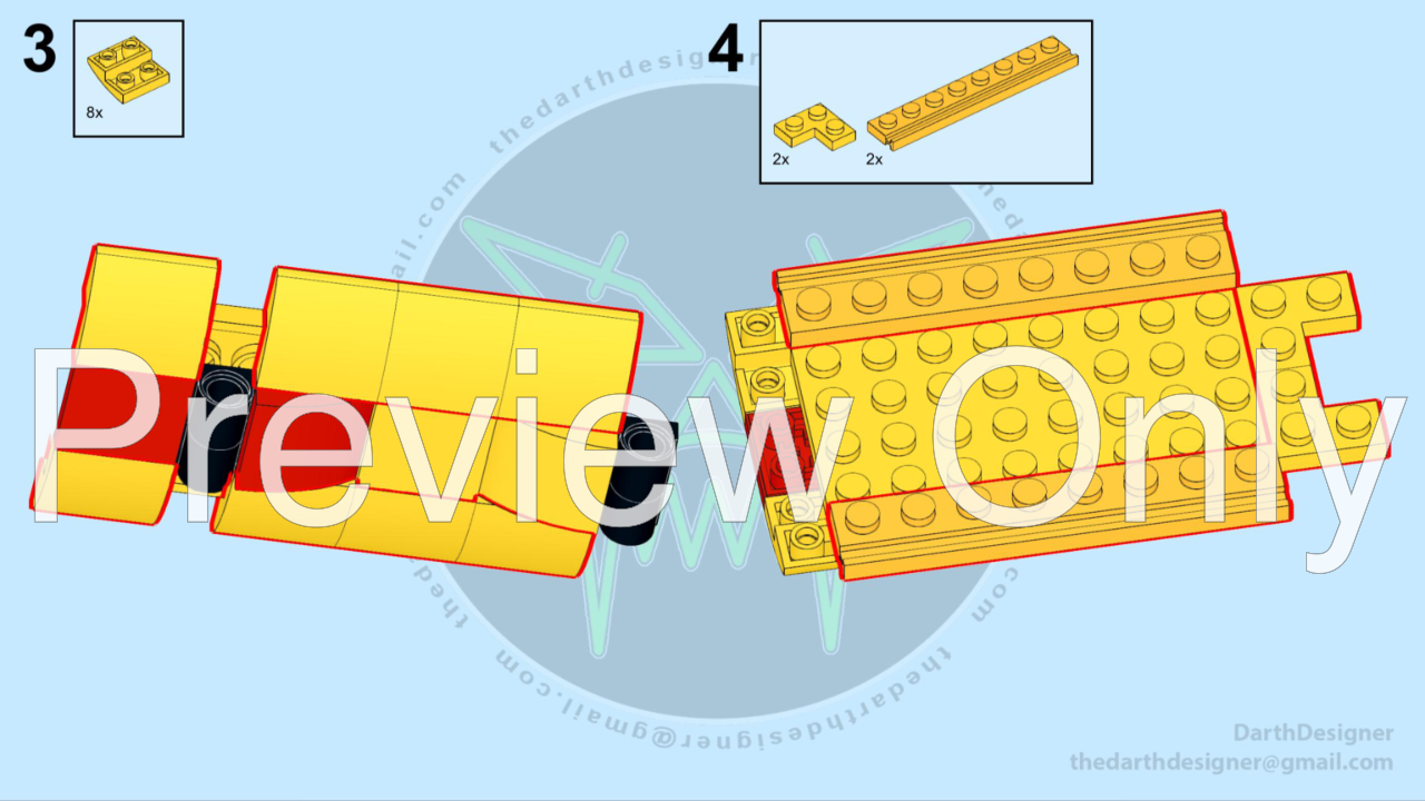 LEGO MOC Airbus H145 ADAC by DarthDesigner | Rebrickable - Build with LEGO