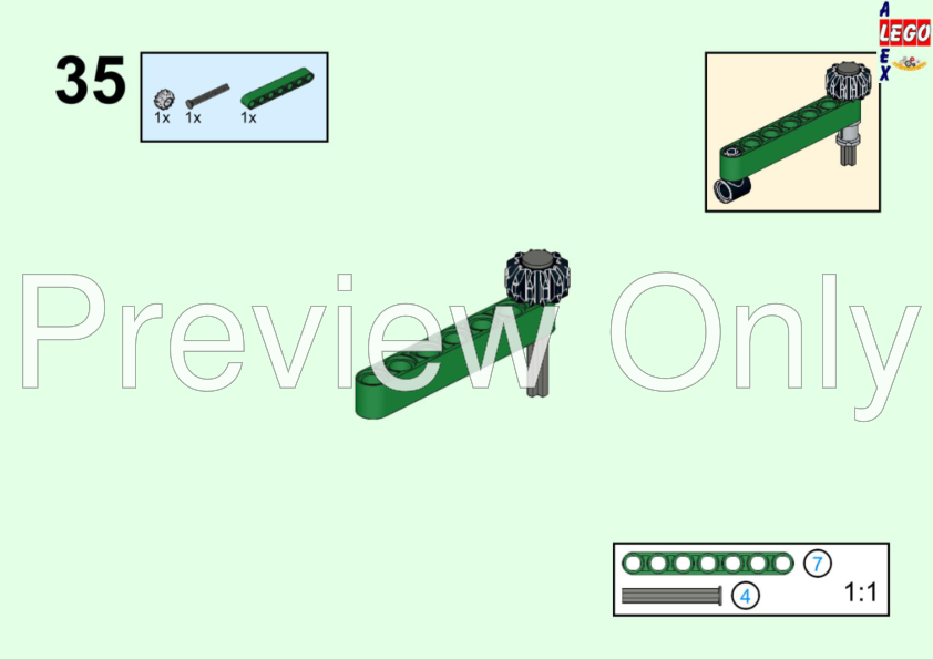 Lego Moc John Deere 4020 42168 Alternative By Erikgs Rebrickable