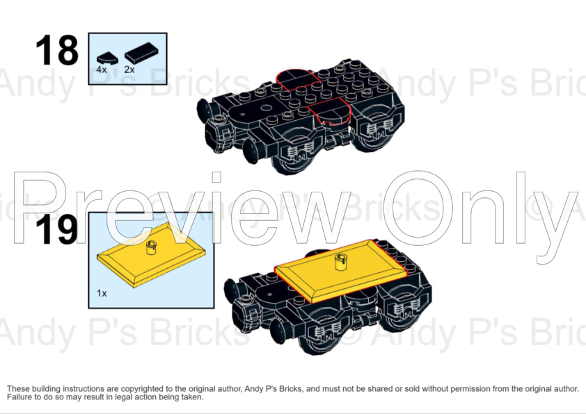 LEGO MOC Class 377 Electrostar 4-Carriage EMU Train in Southern Livery ...