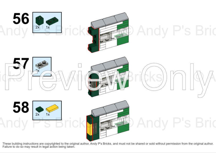 LEGO MOC Class 377 Electrostar 4-Carriage EMU Train in Southern Livery ...