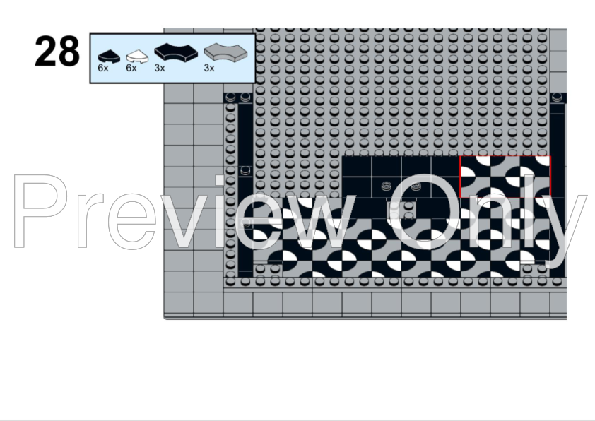 LEGO MOC-203812 Hilton Hotel - v1.0 Full by emk.offline | Rebrickable ...
