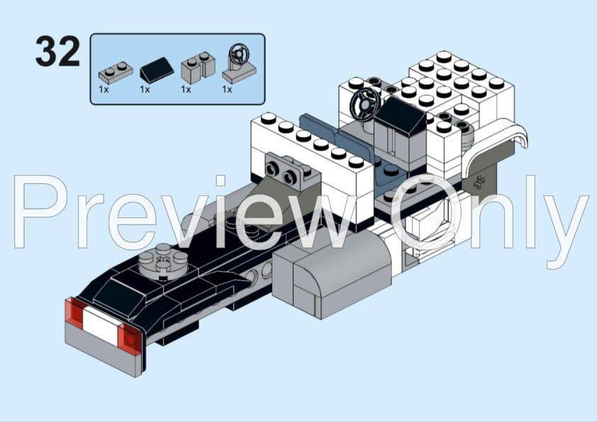 Lego Moc Coast Guard Mobile Command Vehicle By Wacky Rebrickable