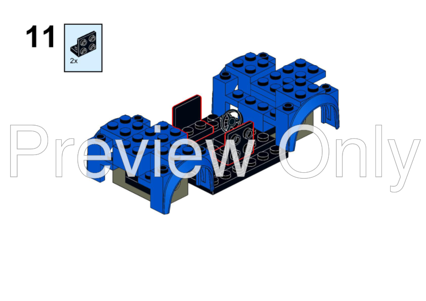 LEGO MOC-203941 2024 ford mustang dark horse lego moc by Driftmaster ...