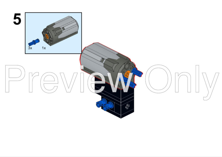 LEGO MOC-203966 42157 Motorized pump by Take_A_Brick | Rebrickable ...