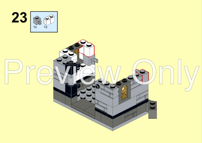 Lego Moc The Arrow Inn A Medieval Old Guard House By Watsonlego