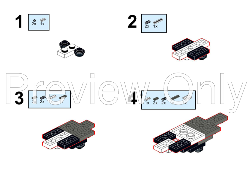 LEGO MOC Badger by Wildbrickcreations | Rebrickable - Build with LEGO