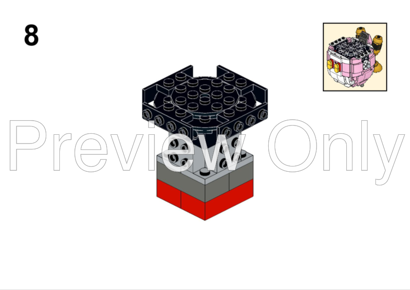 LEGO MOC Kirby Bot by Moc_Lobster | Rebrickable - Build with LEGO