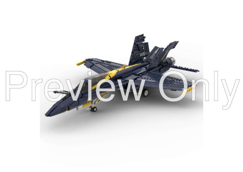 LEGO MOC F-18A/C-B/D scale 1:35 by Czifi | Rebrickable - Build with LEGO