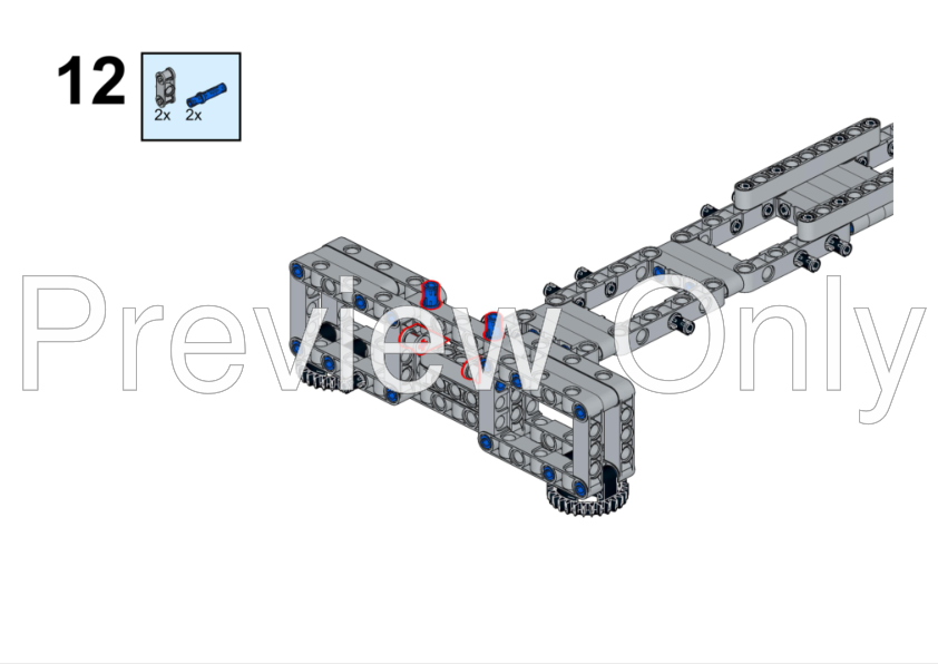 LEGO MOC BMS Ring Crane HCR-3000 by kladovec | Rebrickable - Build with ...