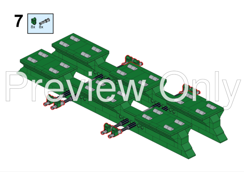 LEGO MOC BMS Ring Crane HCR-3000 by kladovec | Rebrickable - Build with ...