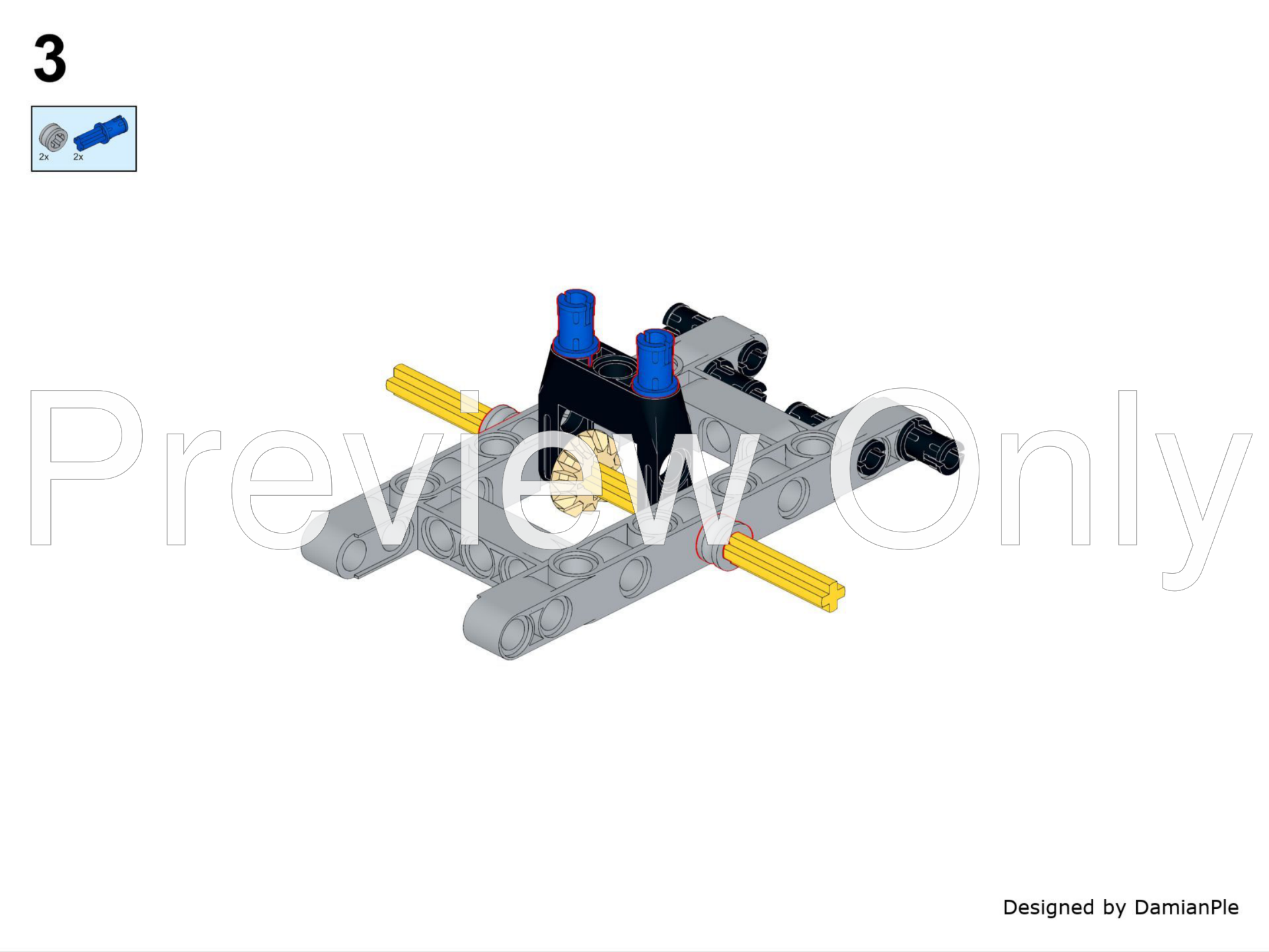 LEGO MOC Mini Camper Van by DamianPLE Technic Garage | Rebrickable ...