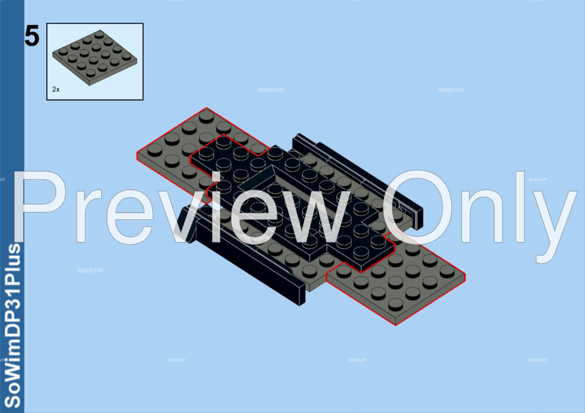 LEGO MOC Mustang Fastback '68 8-Wide Inspired SC by SoWimDP31Plus ...